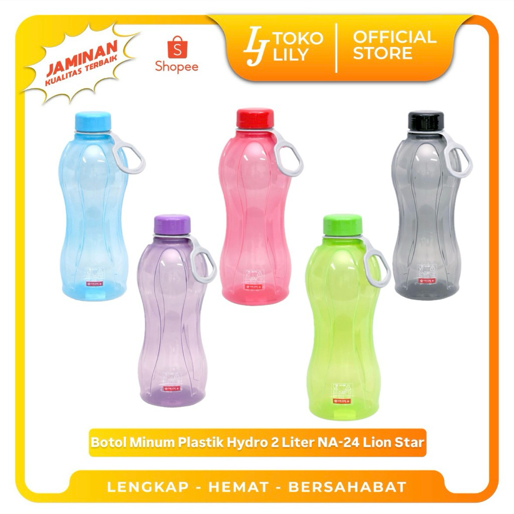 Jual Botol Minum Plastik Hydro 2 Liter dengan Handle NA-24 Lion Star ...