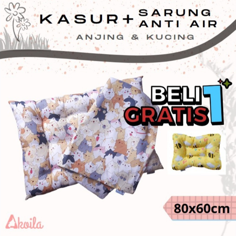 Jual Petbed Anti Air 80x60cm / Pet Bed Waterproof / Matras kasur anjing ...
