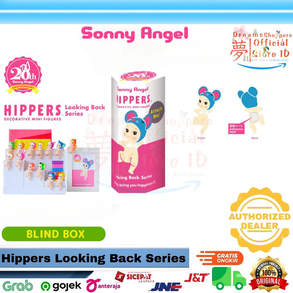 Jual Sonny Angel - Hippers Looking Back Series Action Figure Lucu ...