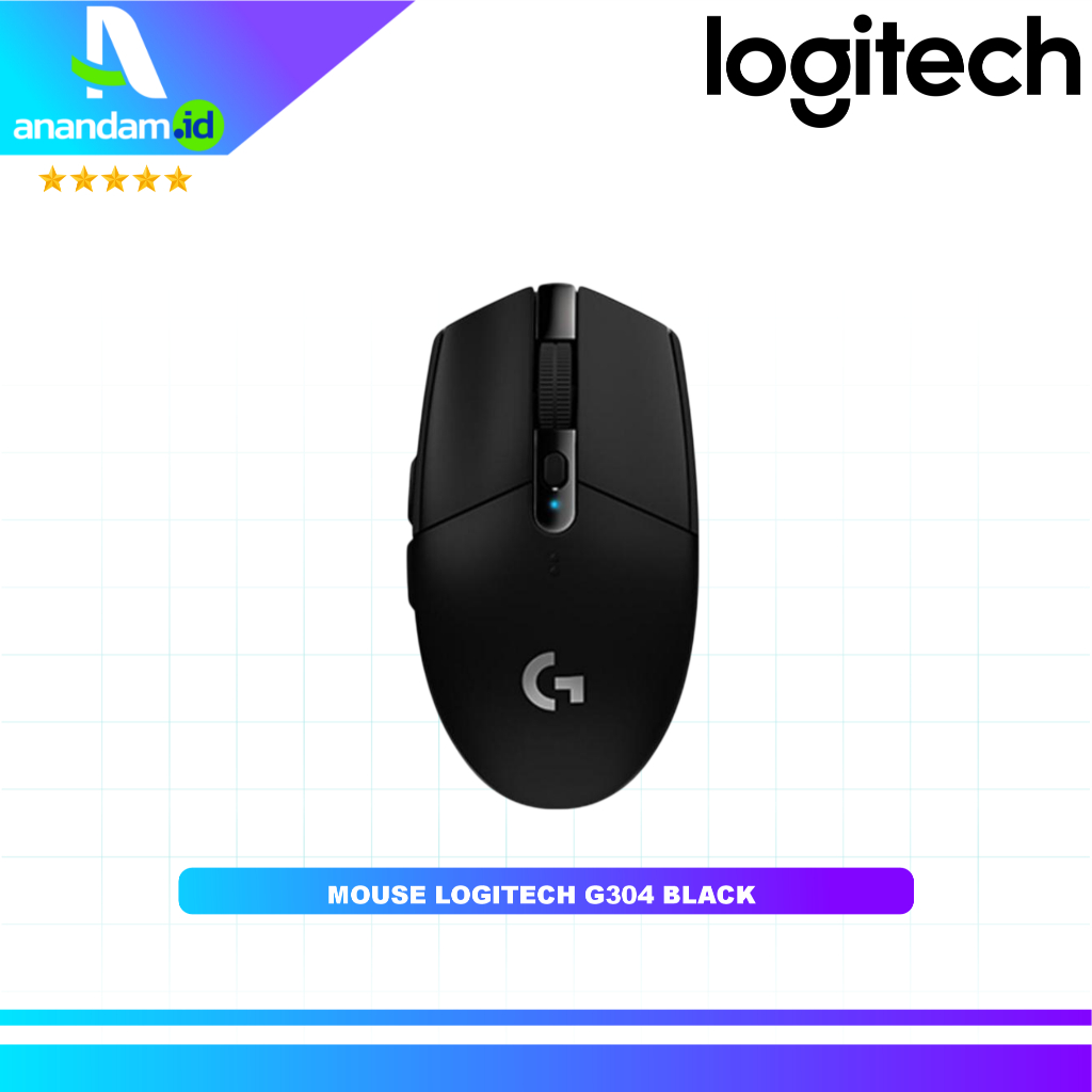 Jual Logitech G304 Mouse Gaming Wireless 12000 DPI - BLACK | Shopee ...