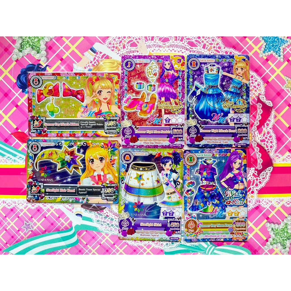 Jual Kartu Aikatsu Campaign Summer Night Moon STAR ANIS Skirt Headband ...