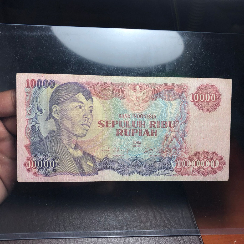 Jual Uang Kuno Sudirman 10000 Rupiah 1958 Asli 2 Huruf Langka | Shopee ...