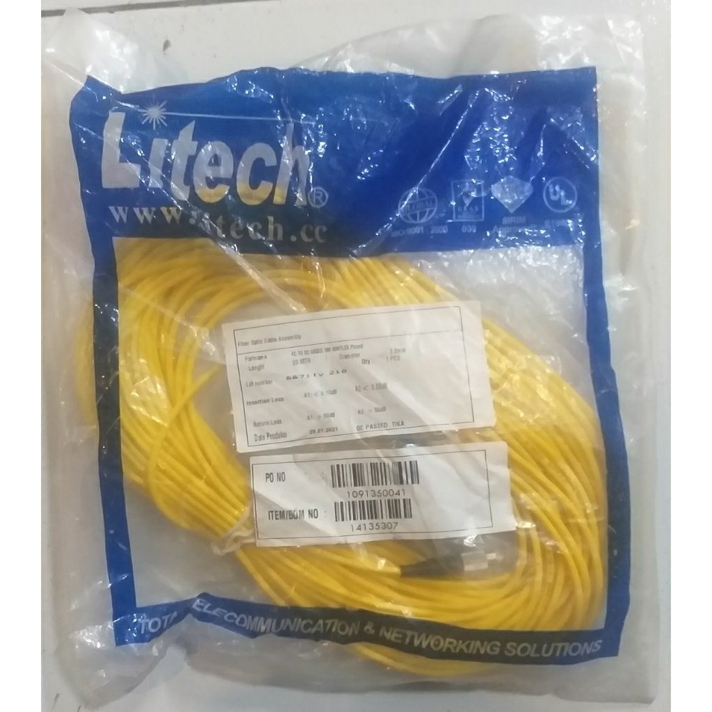 Jual Kabel Litech Fiber Optic Cabel Assmbely 30.Meter | Shopee Indonesia