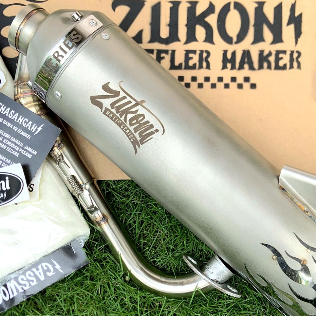 Jual KNALPOT STANDAR RACING ZUKONI ALA ALA SHIJIRO VARIO AEROX NMAX MIO ...