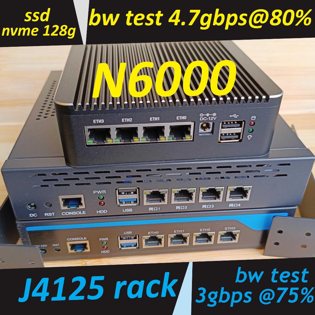 Jual mikrotik x86 4 core 4 thread 2.6 3.3 ghz Industrial Mini router PC ...