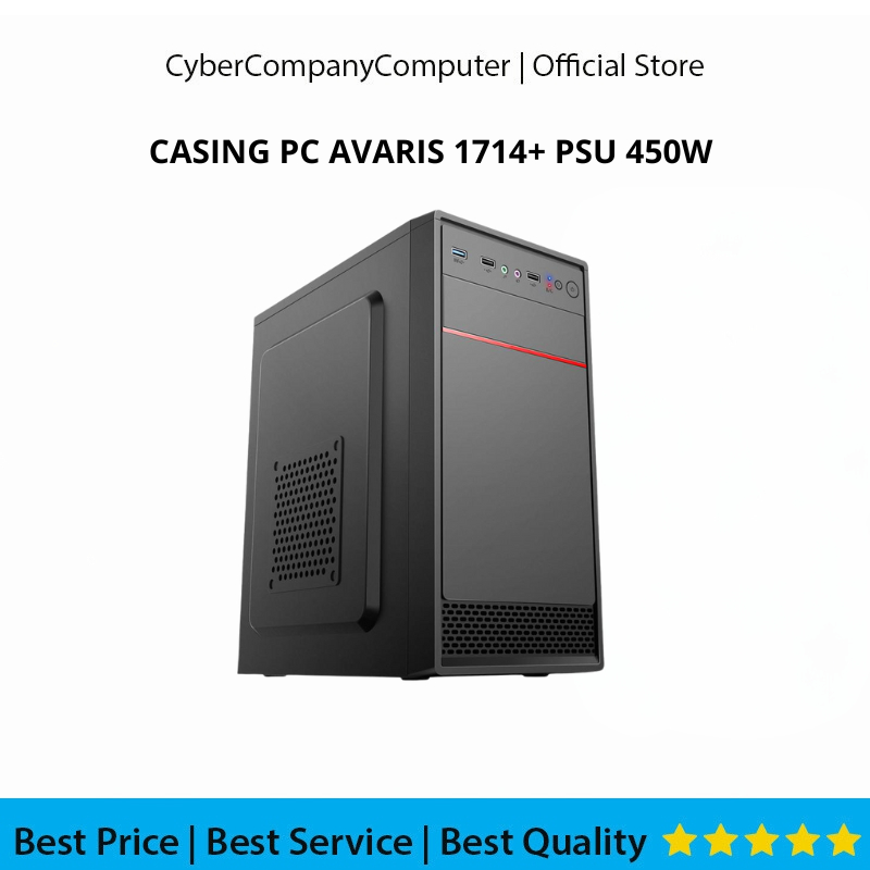 Jual CASING PC AVARIS 1714 + PSU 450W - CASING Micro ATX/Mini ATX ...