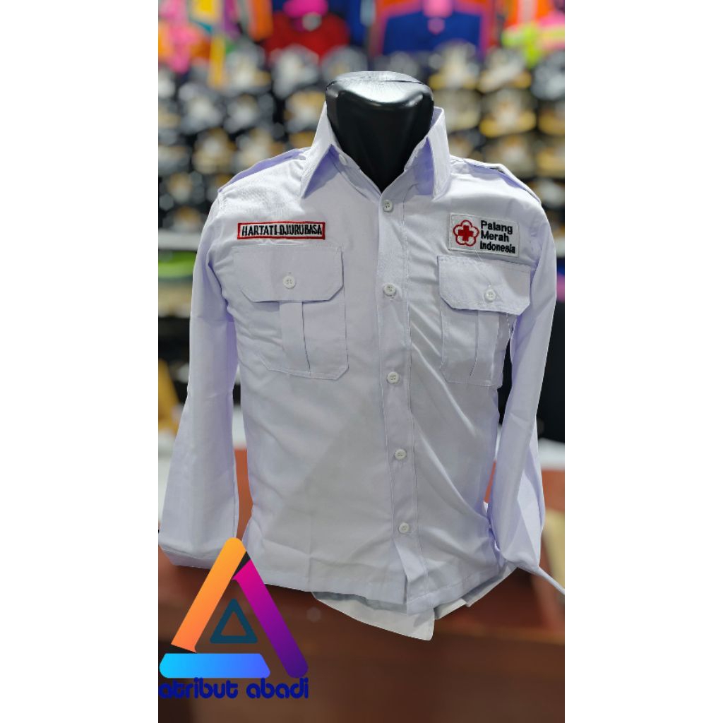 Jual seragam lengan panjang pmi/pmr | Shopee Indonesia