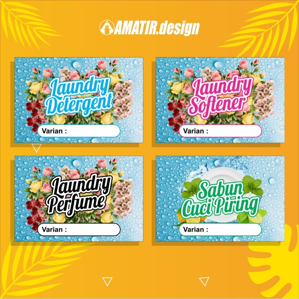 Jual STIKER SABUN LAUNDRY, STIKER PARFUM LAUNDRY, STIKER SABUN CUCI ...