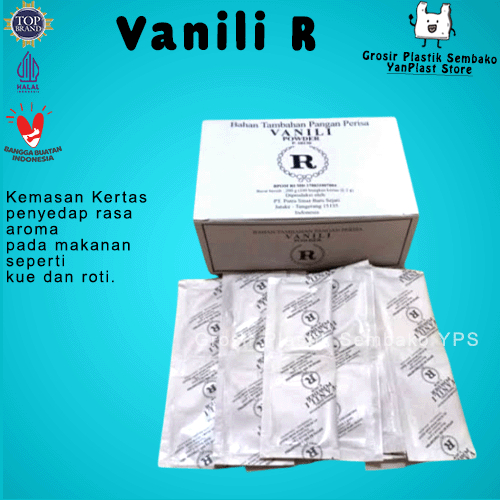 Jual Vanili R Bubuk Sachet Kertas Pak 100Pcs | Shopee Indonesia