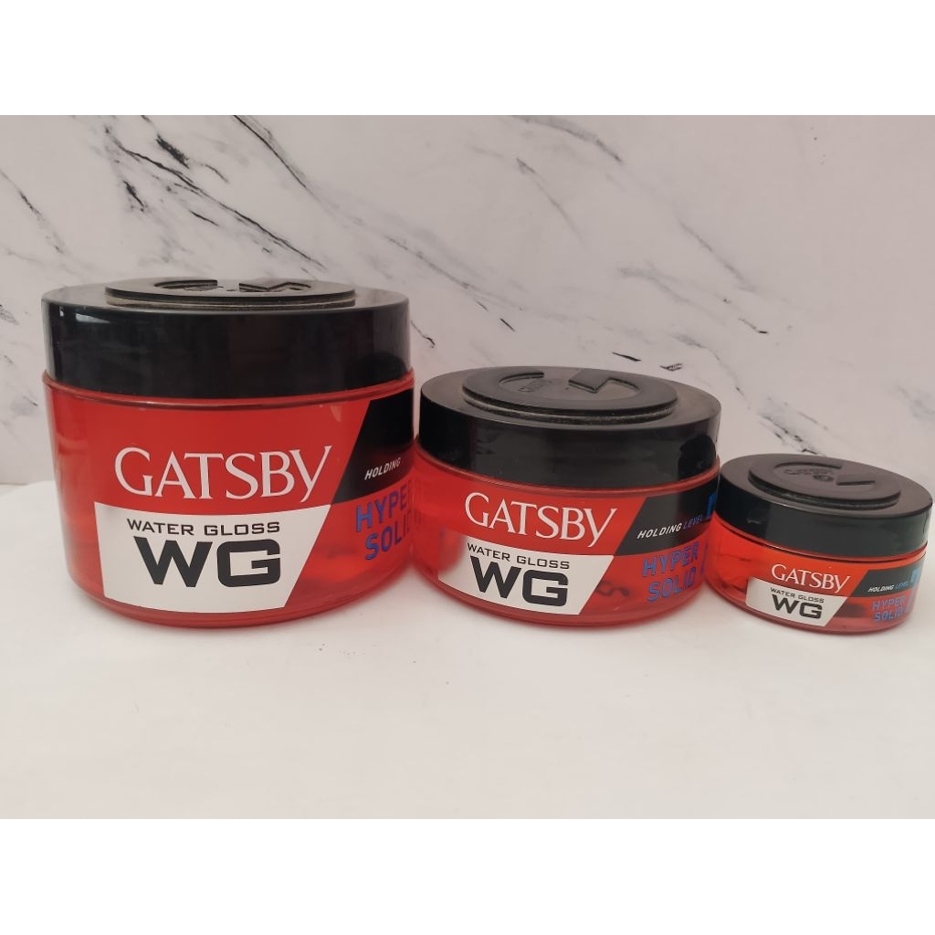 Jual GATSBY WG HYPERSOLID MERAH 300, 150, dan 30GR | Shopee Indonesia