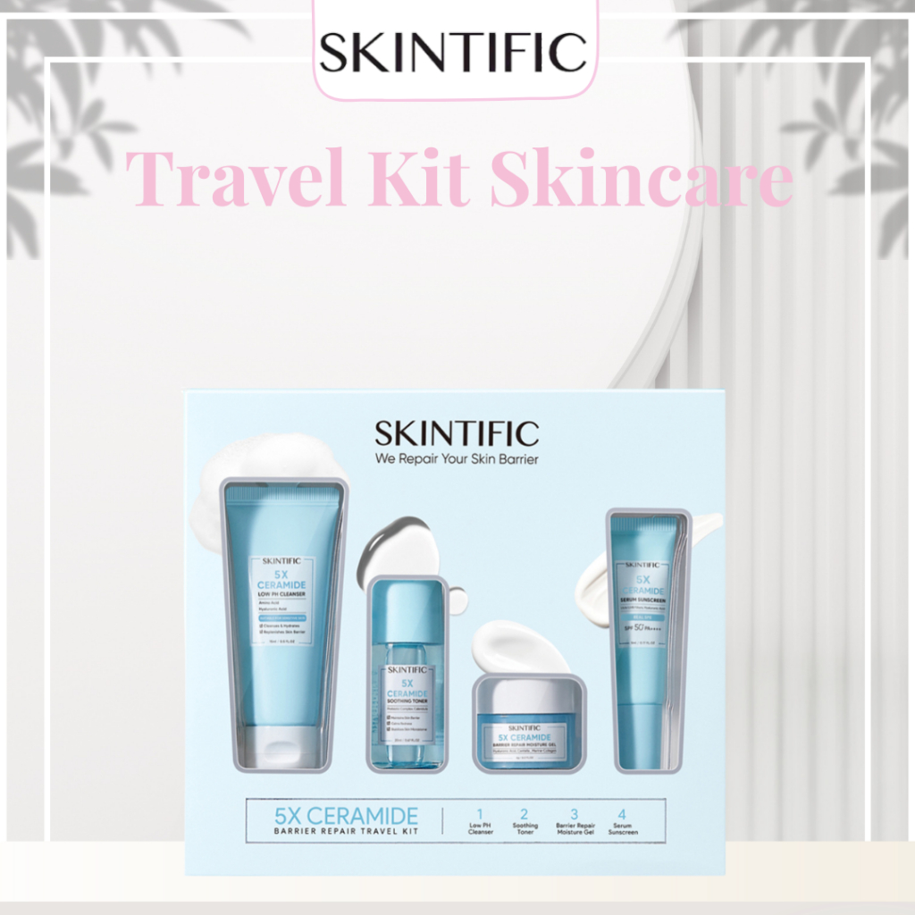 Jual READY SKINTIFIC 5X Ceramide Travel Kit Skincare Paket Moisturizer ...