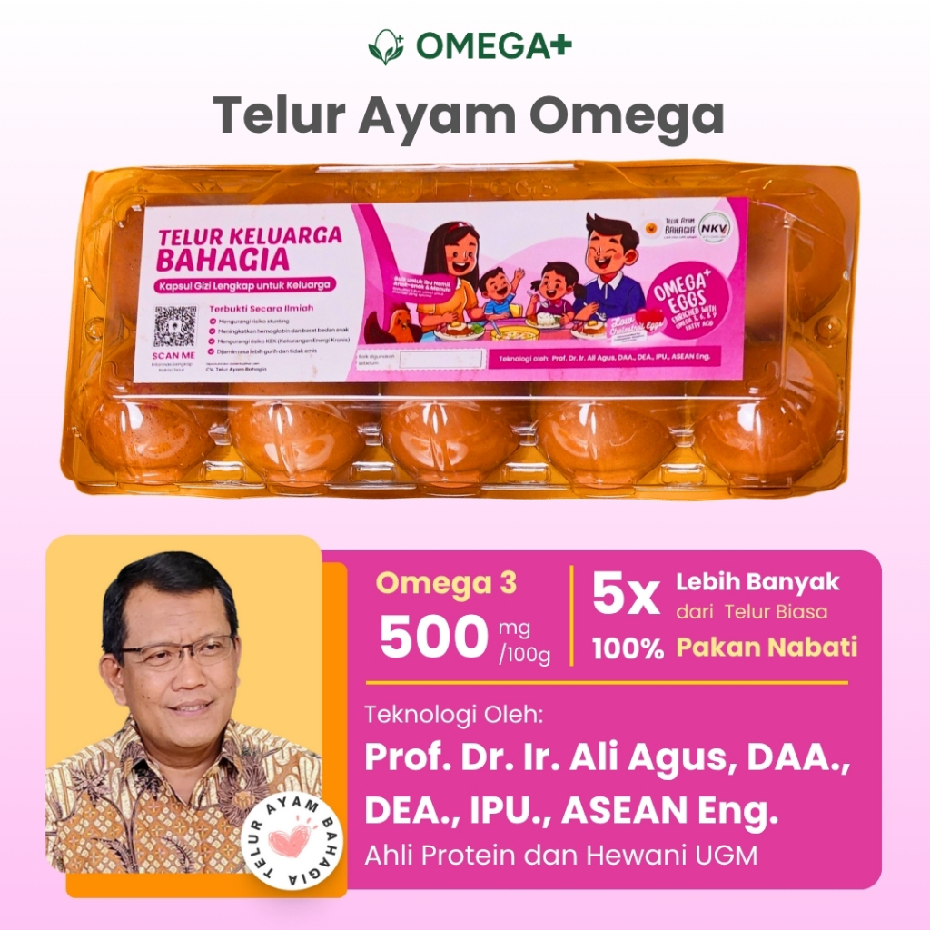 Jual Telur Ayam Omega, Telur Keluarga Bahagia, Rendah Kolesterol ...