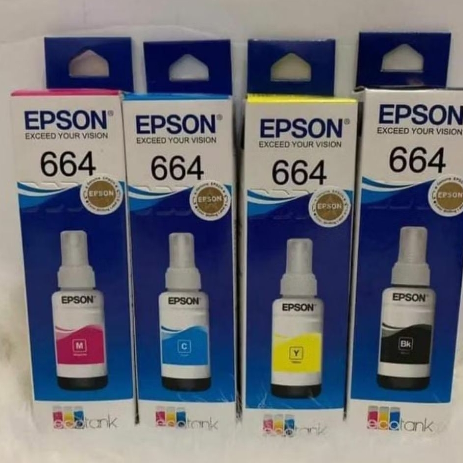 Jual TINTA EPSON 664 ORIGINAL PRINTER | Shopee Indonesia