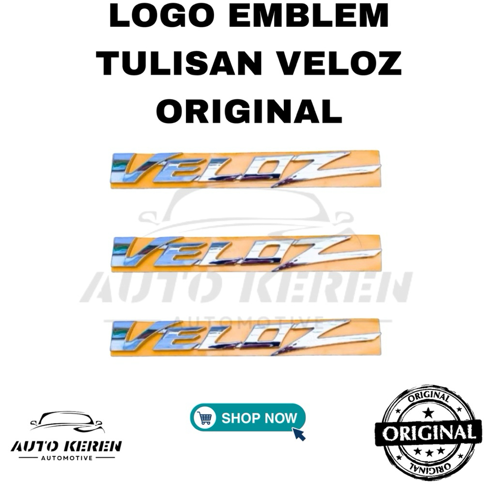 Jual LOGO EMBLEM TULISAN VELOZ ORIGINAL | Shopee Indonesia