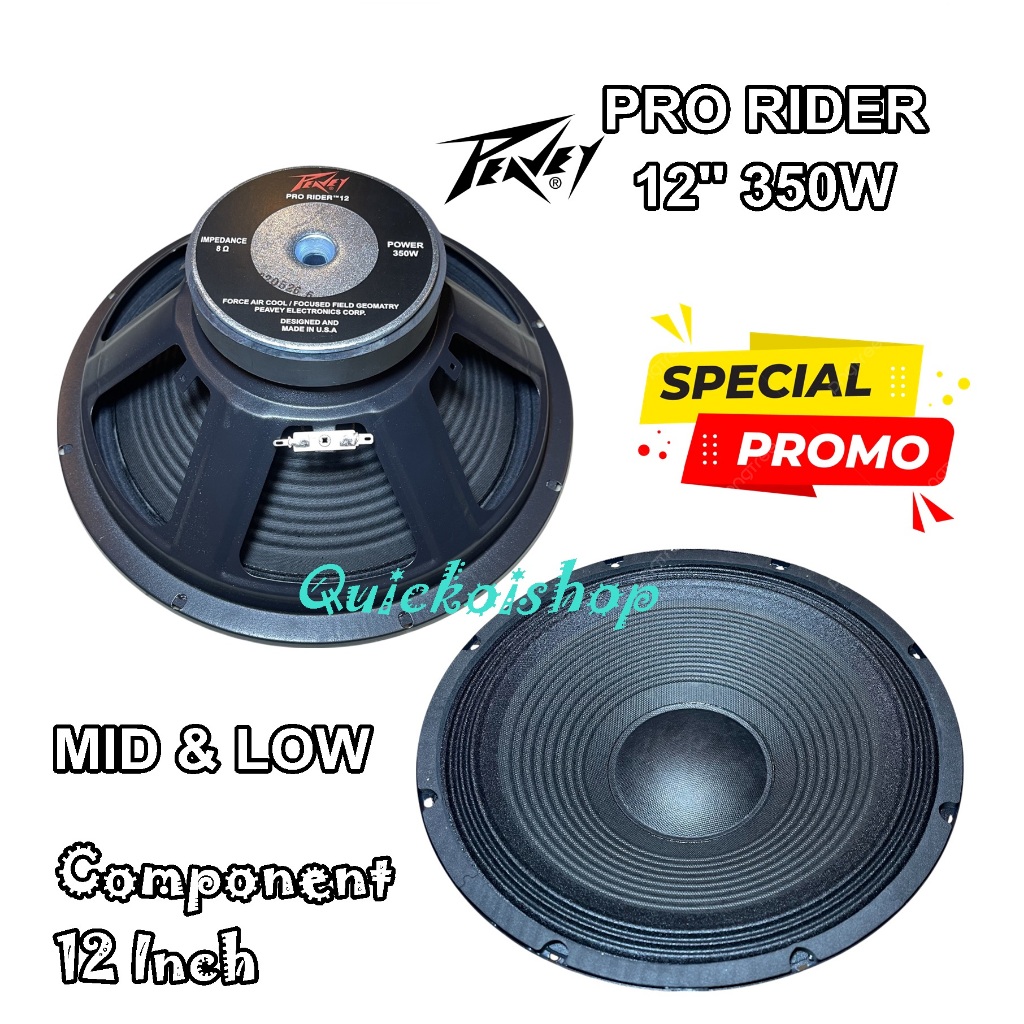 Jual Speaker Komponen 12 Inch Pro Rider Component speaker pro rider ...