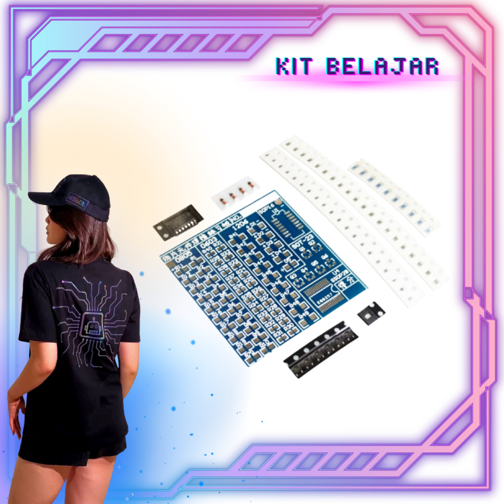 Jual Kit Belajar Solder SMD Kecil - SMD Solder Practice Small - Digibot ...