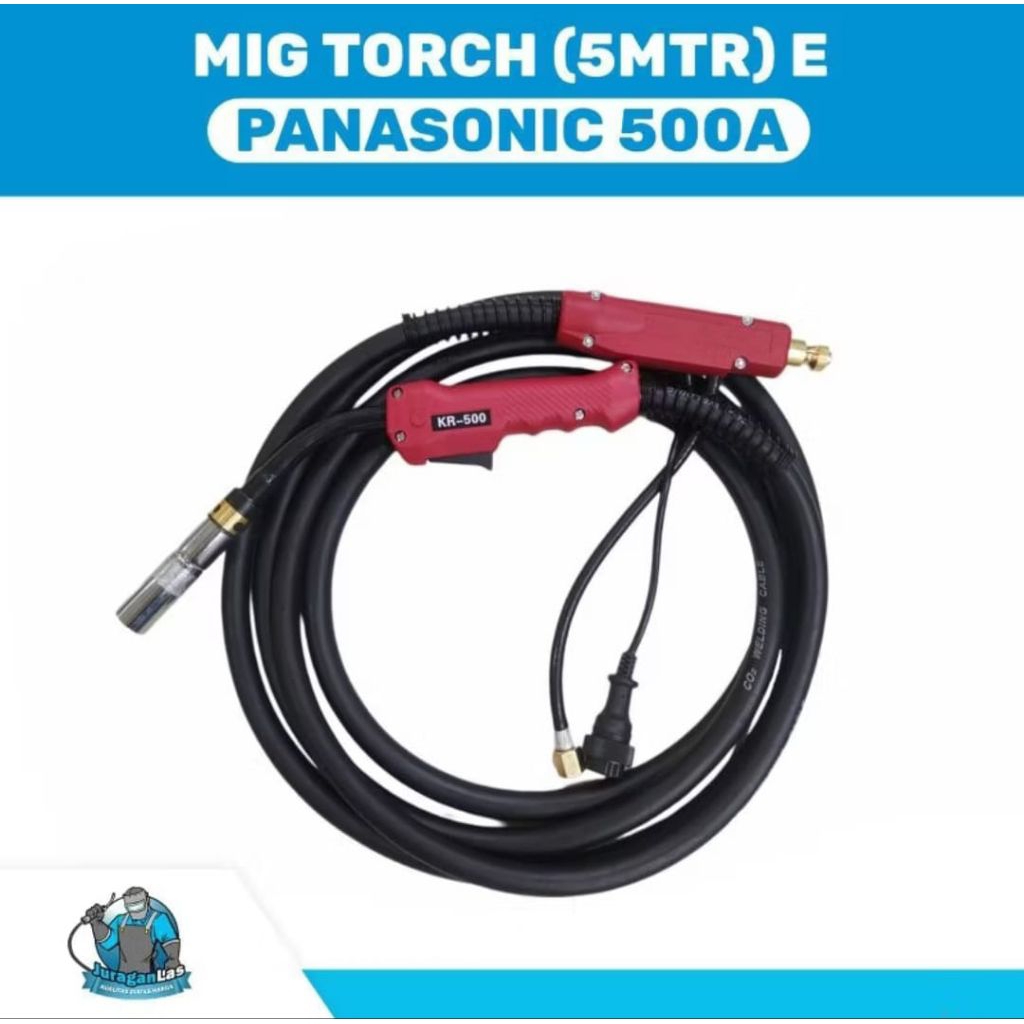 Jual Stang Las Co Co2 MIG Torch Set model Panasonic 500A E panjang 5 ...