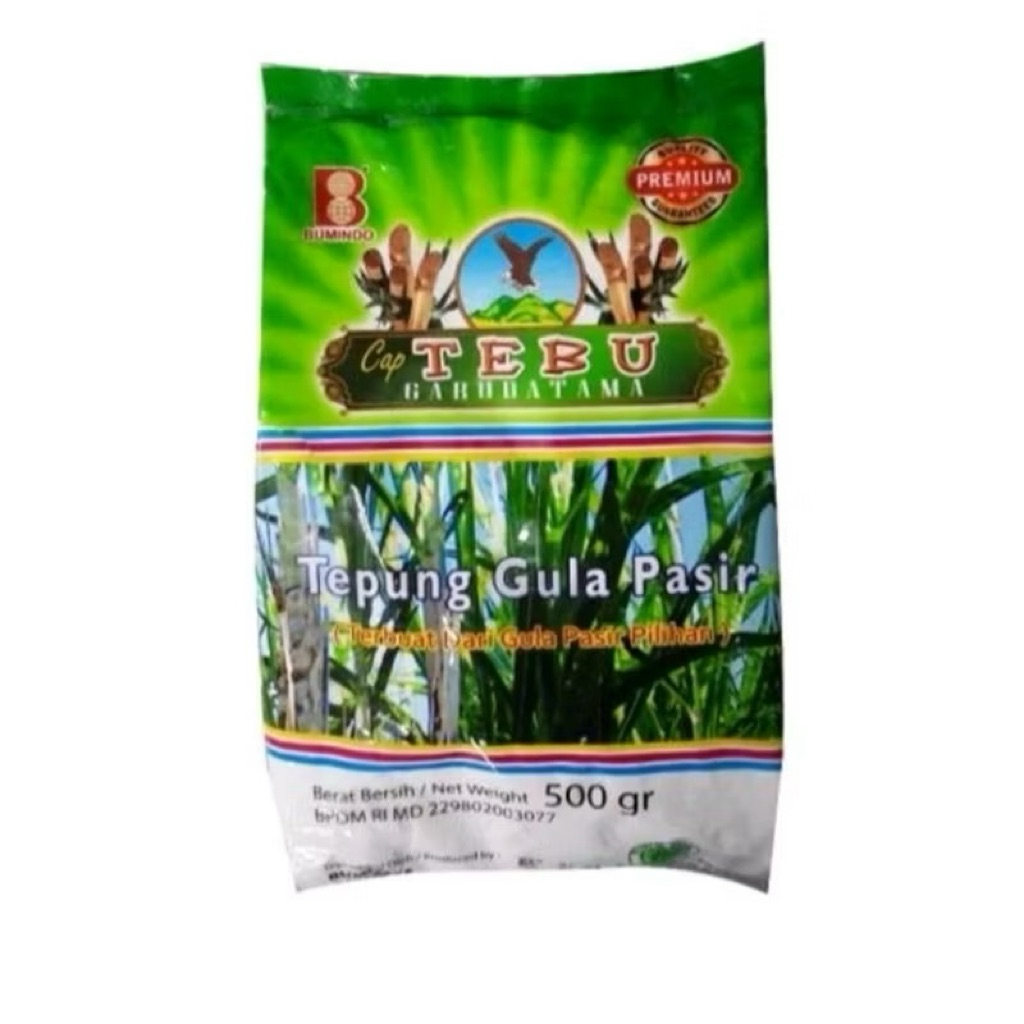 Jual Tepung gula pasir cap tebu Garuda utama 500gr | Shopee Indonesia