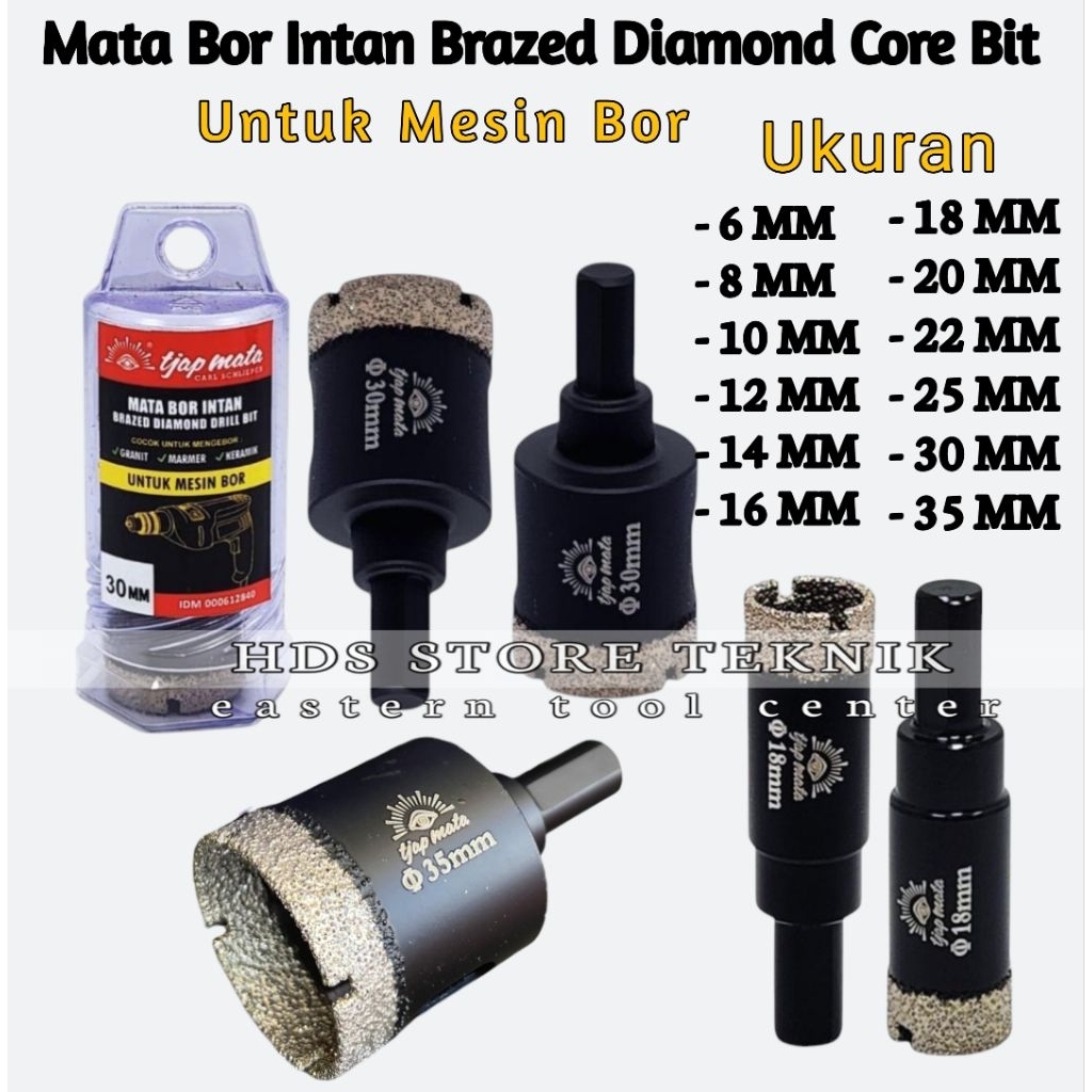 Jual Mata Bor Granit Keramik Kaca Marmer 6 8 10 12 14 16 18 20 22 25 30 ...