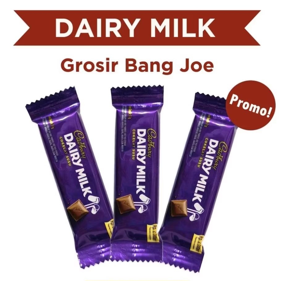 Jual Cadbury Dairy Milk (11 Gram) Coklat Dairy Milk Promo | Shopee ...