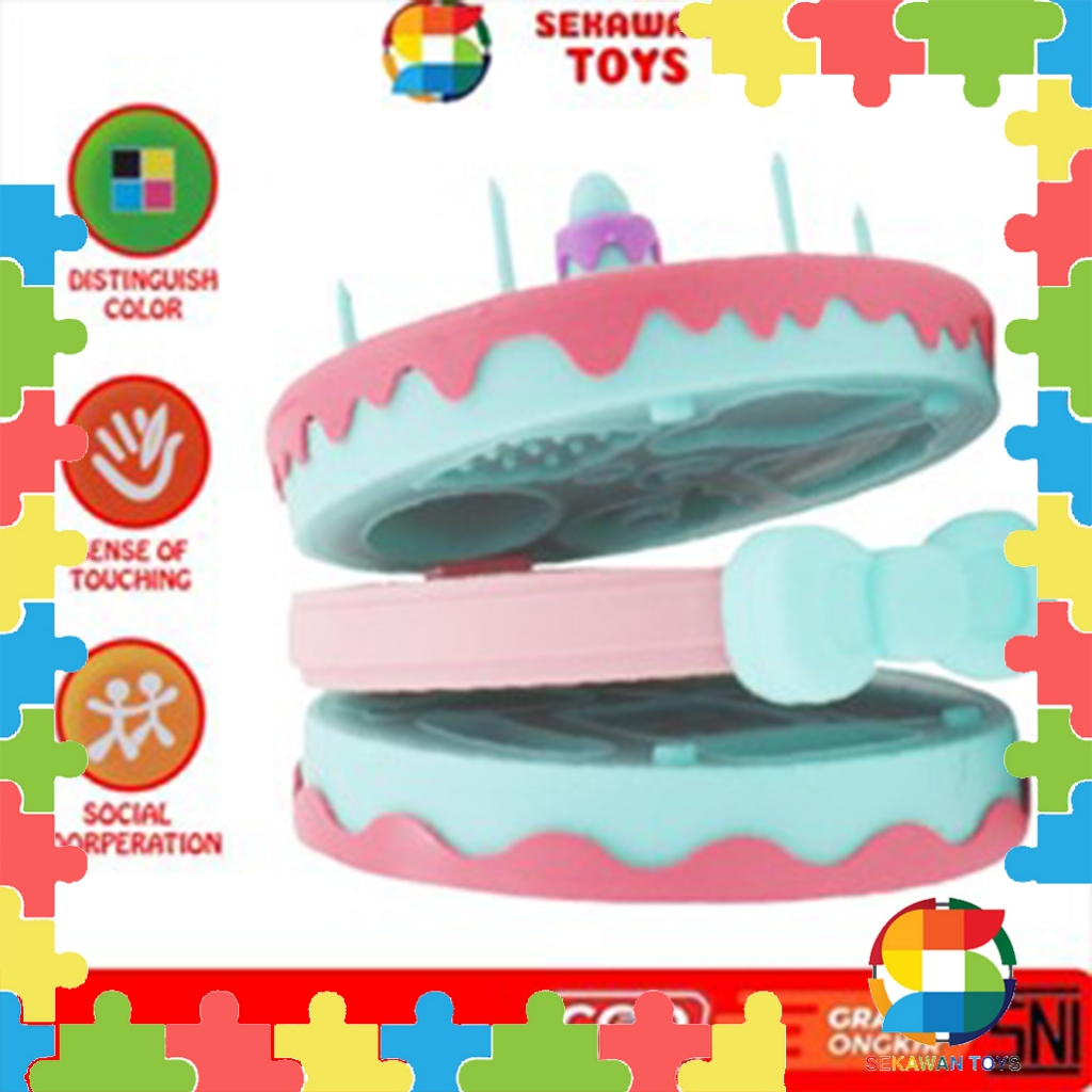 Jual Mainan Anak Kue Ulang Tahun 3in1/ Birthday Cake Toys/ Mainan ...