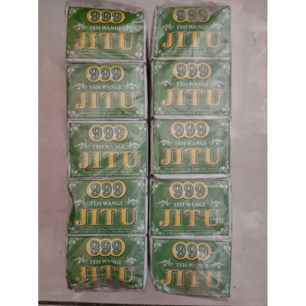 Jual Teh Jitu Hijau 45g (1 Slop Isi 10 Bungkus) | Shopee Indonesia