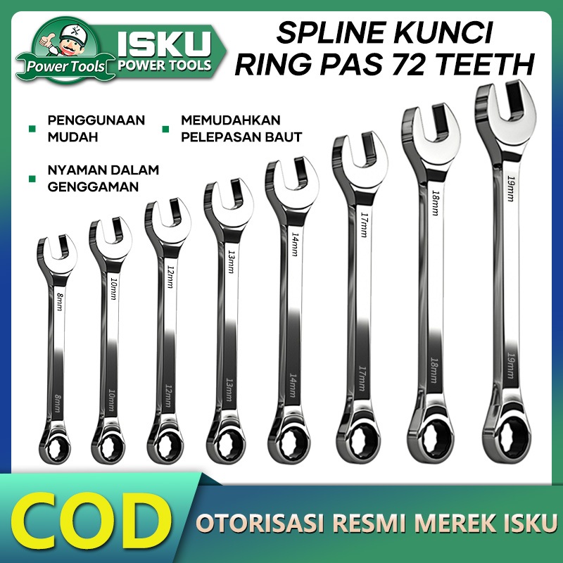 Jual Isku Kunci Ring Pas Rachet 8pcs Kuat Anti Karat Kunci Rachet ...
