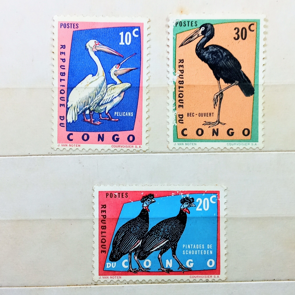 Jual Prangko Koleksi Filateli Kongo 1963 Birds | Shopee Indonesia