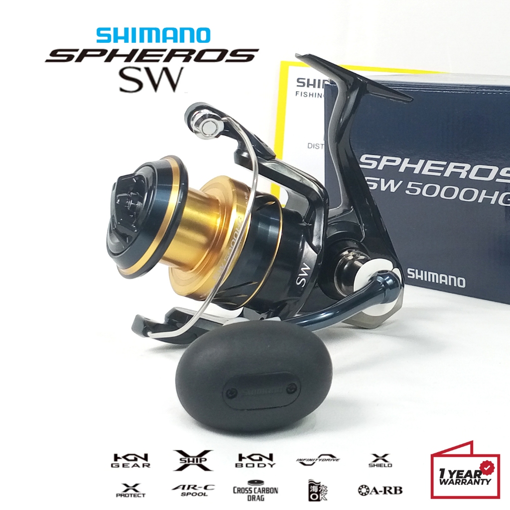 Jual Reel SHIMANO SPHEROS SW 5000 s/d 20000 | Hagane | Laut Jigging [21 ...