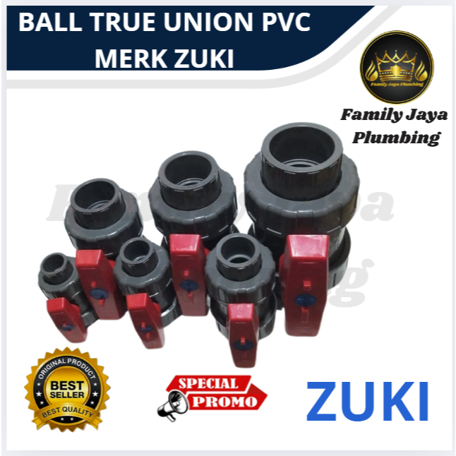 Jual BALL TRUE UNION/ DOUBLE UNION VALVE/ BALL VALVE ukuran 1 Inch ...