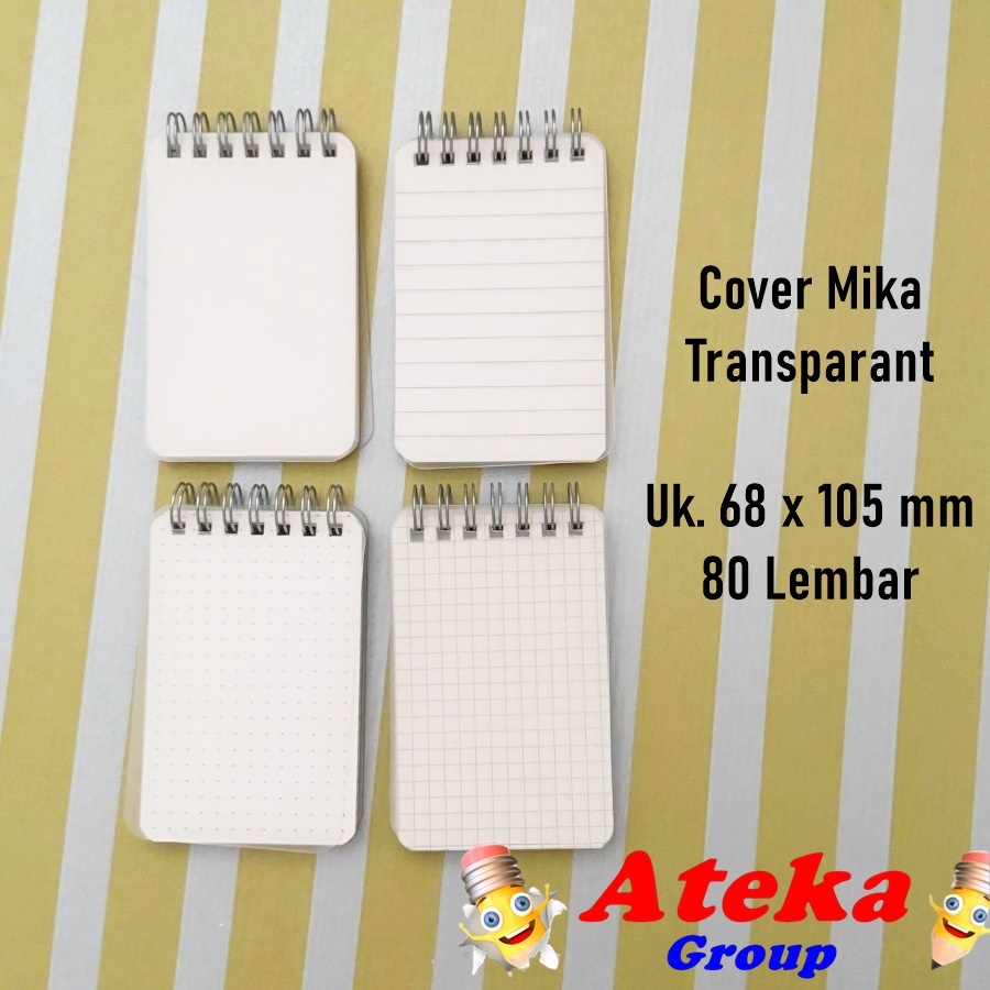 Jual [1PCS] NOTEBOOK A7 NOTES KECIL MEMO CATATAN DOTTED GRID RULED ...