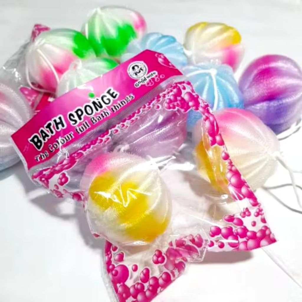 Jual (12PCS) SPON MANDI LABU 35GRAM | Shopee Indonesia