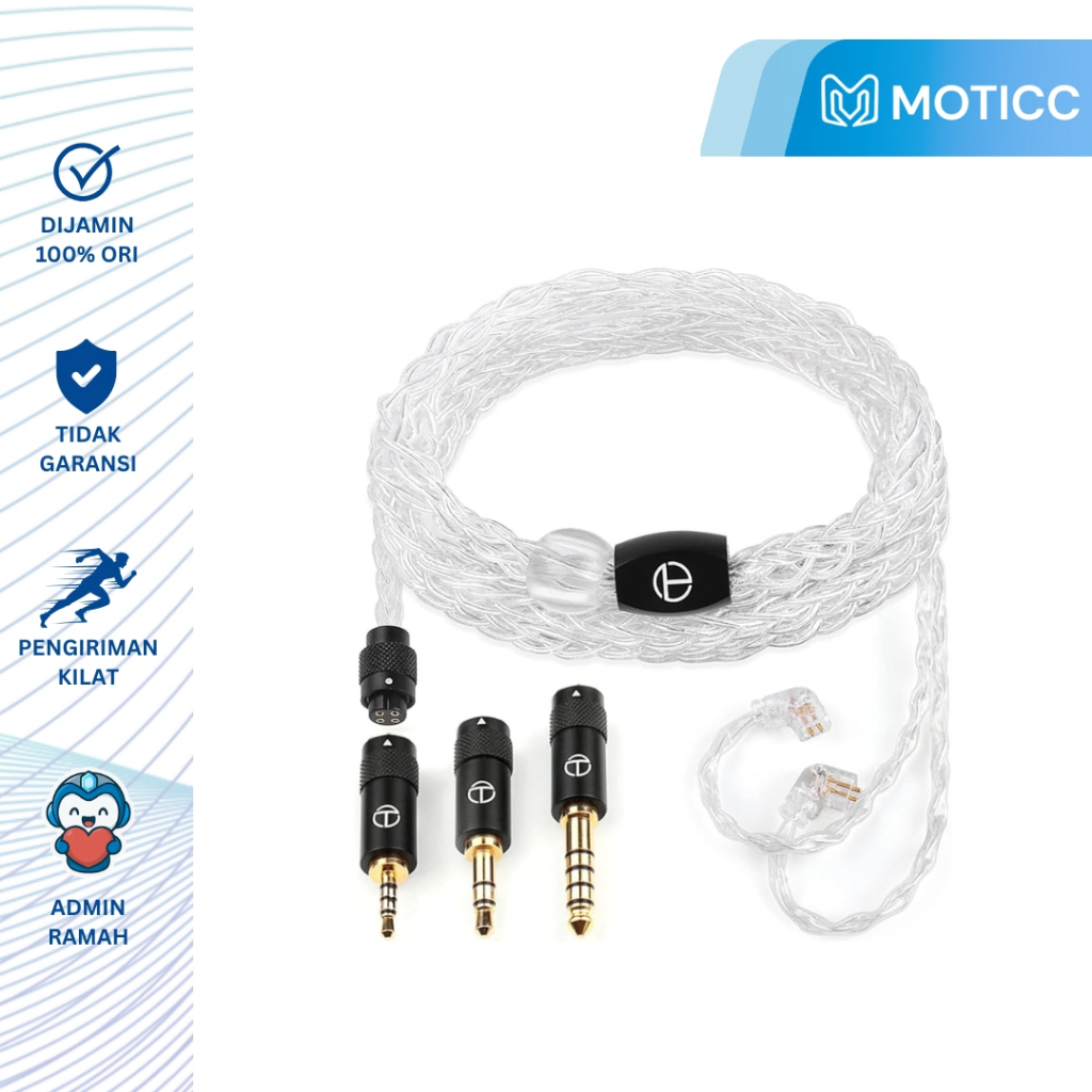 Jual TRN T3 Pro 8 Core Ultra Pure Silver Cable Upgrade Kabel Earphone ...