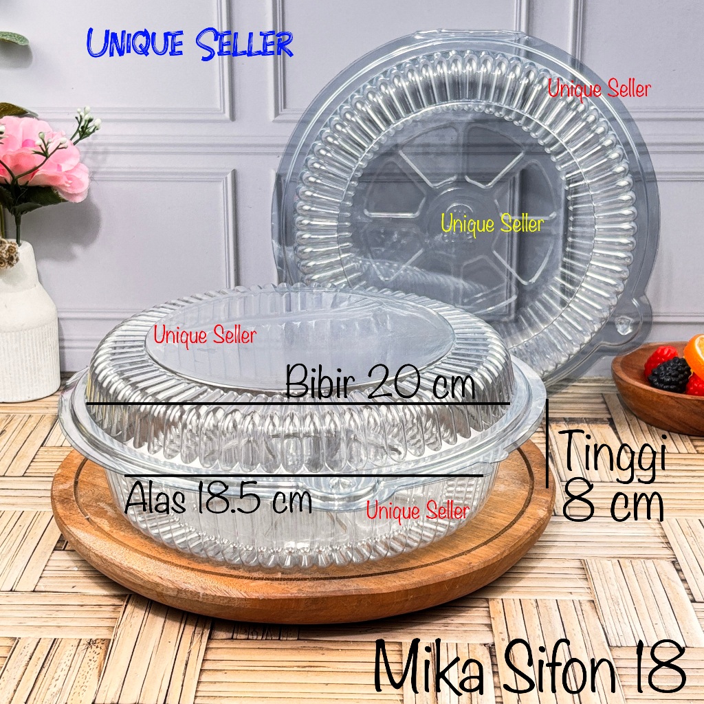 Jual Mika Bolu Bulat Sifon 18 cm Tinggi 8 cm Per Pcs / Mika SF 18 ...
