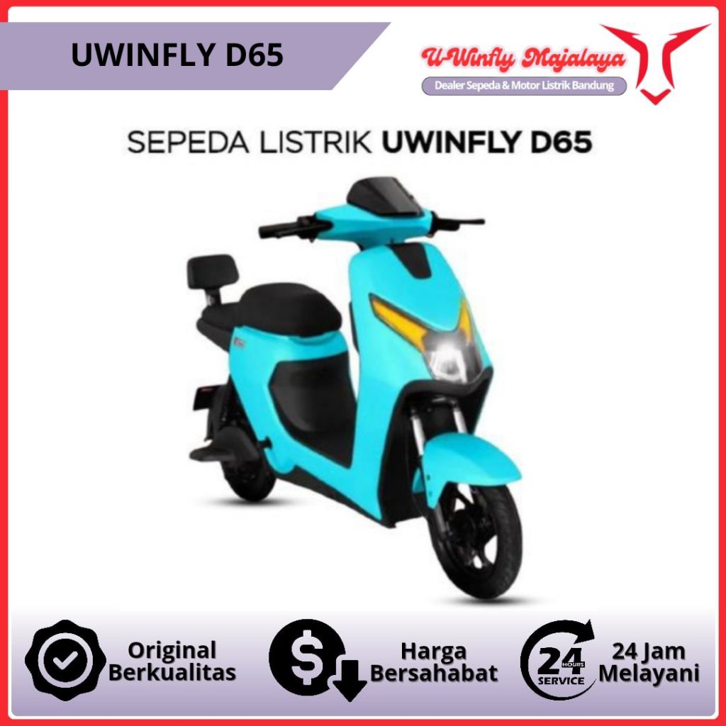 Jual Sepeda Listrik Uwinfly D65 500Watt 48V/12Ah Garansi Resmi Nasional Uwinfly Indonesia ...