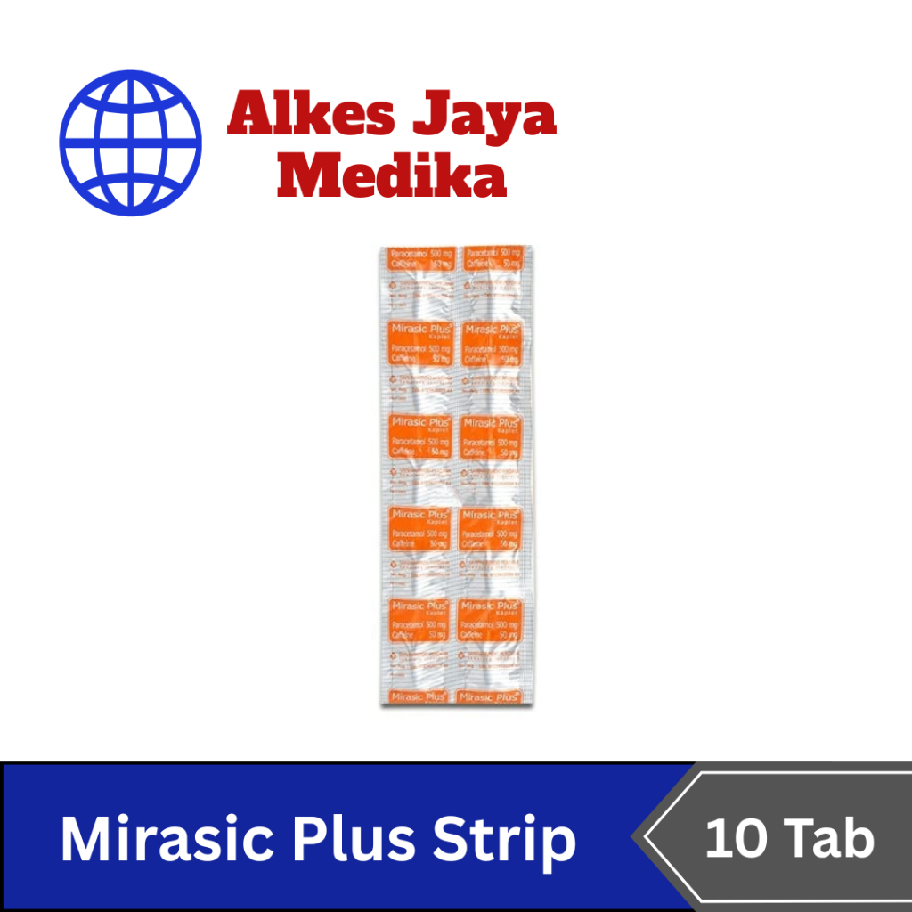 Jual Mirasic Plus Isi 10 Tablet - Obat sakit kepala dan demam | Shopee ...