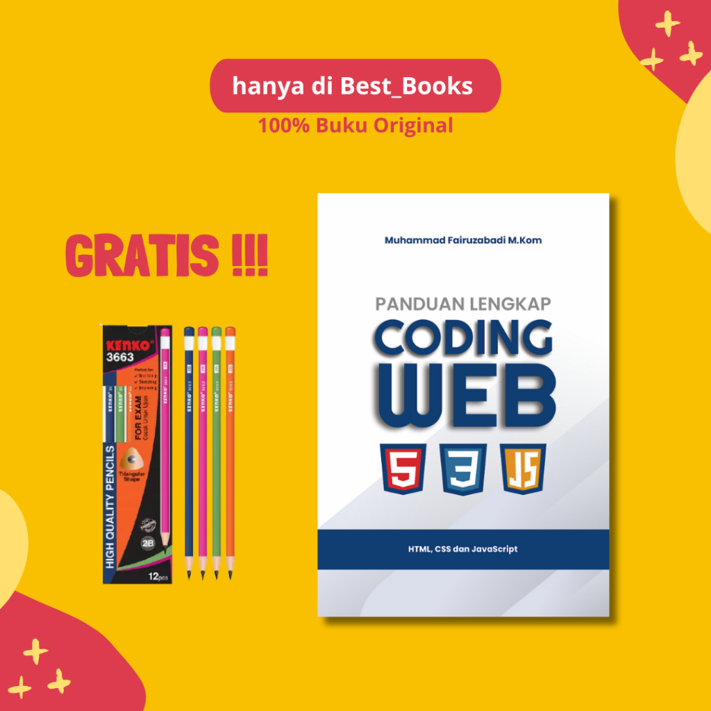 Jual Yash Media - Panduan Lengkap Coding WEB : HTML, CSS, dan JavaScript - Muhammad Fairuzabadi ...