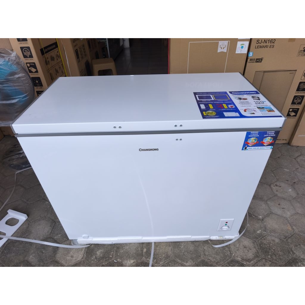 Jual boks freezer Changhong 336/ boks freezer 300 liter | Shopee Indonesia