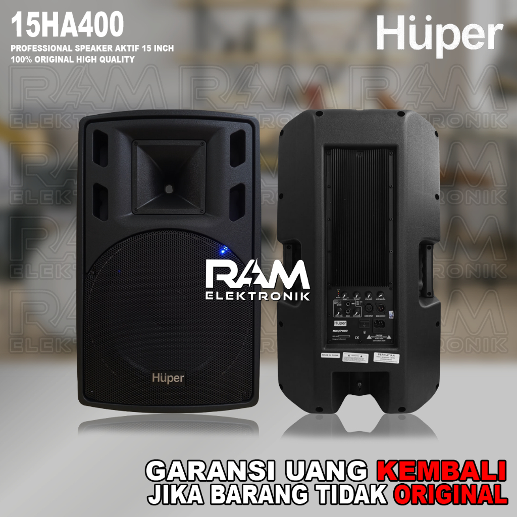 Jual Speaker Aktif 15 Inch HUPER 15HA400 | 15 HA400 | 15 HA 400 ...