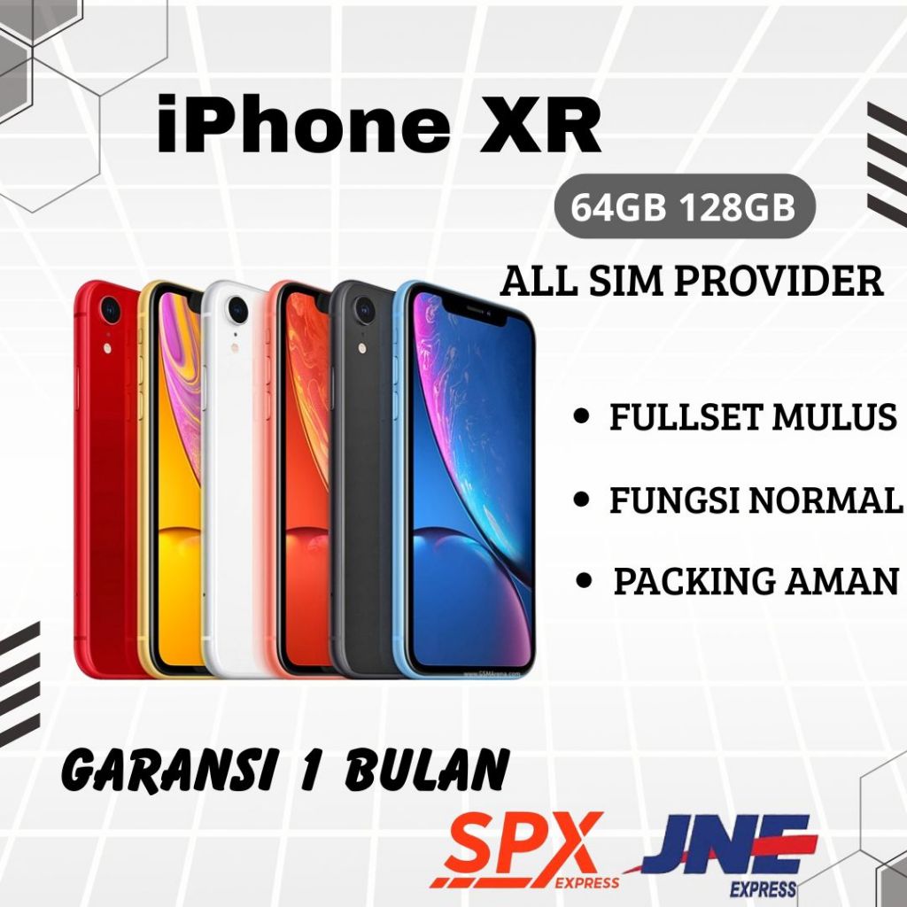 Jual IPHONE XR SECOND INTERNASIONAL BERGARANSI ORIGINAL BH 95% UP 64GB/128GB/256GB | Shopee ...