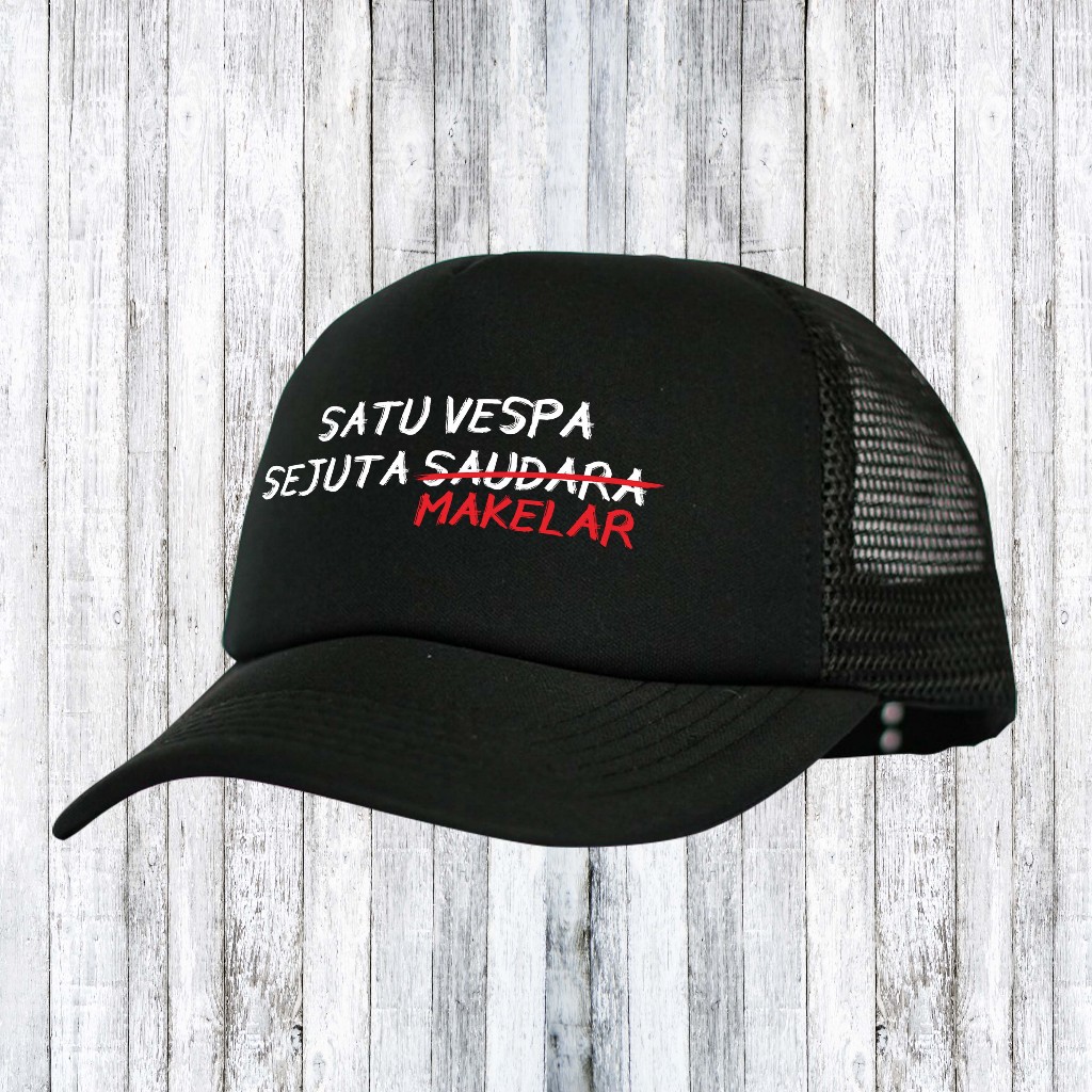 Jual Topi Scooter Classic / Topi Trucker Simple Scoot | Shopee Indonesia