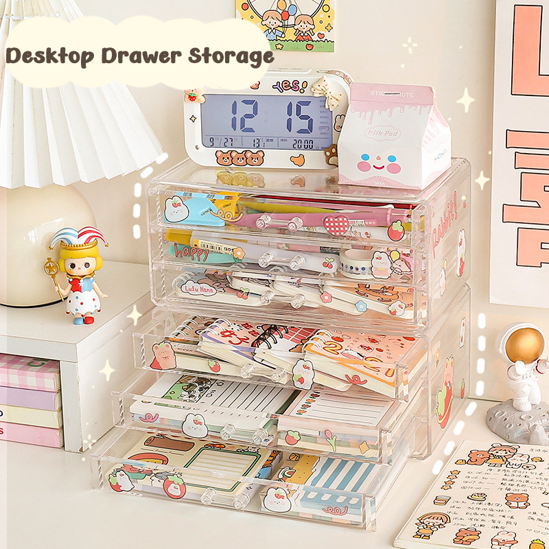 Jual Rak Laci 3 in 1 Rak Akrilik Transparan Berkualitas Acrylic Storage ...