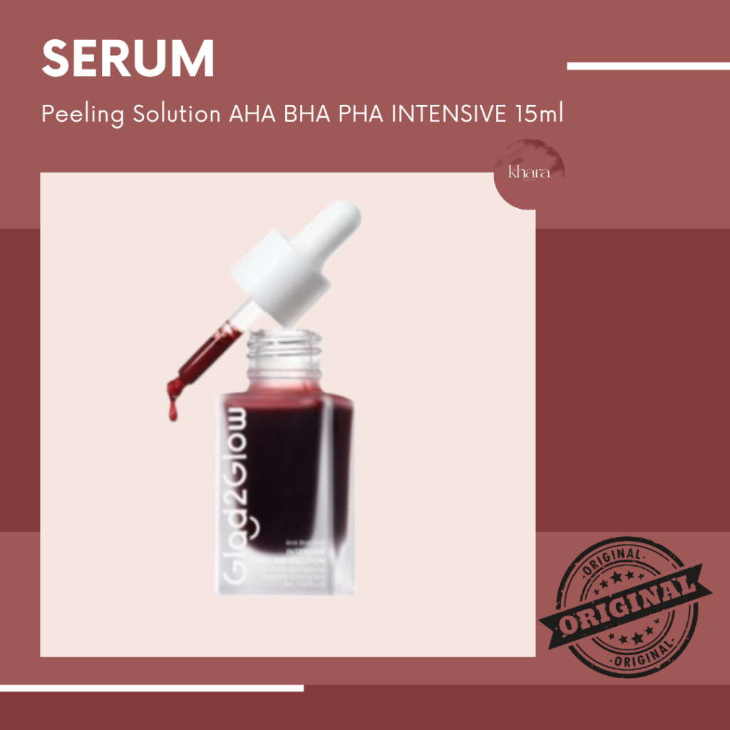Jual Serum GladdGlow Peeling Solution AHA BHA PHA INTENSIVE 15ml ORIGINAL Wajah Mencerahkan ...