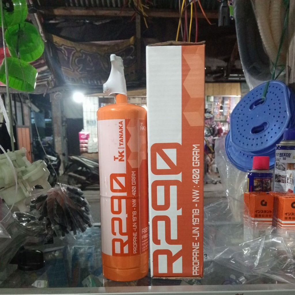 Jual FREON TANAKA R 290 NW 400 GRAM FREON REFRIGERANT R290 KALENG 400 ...