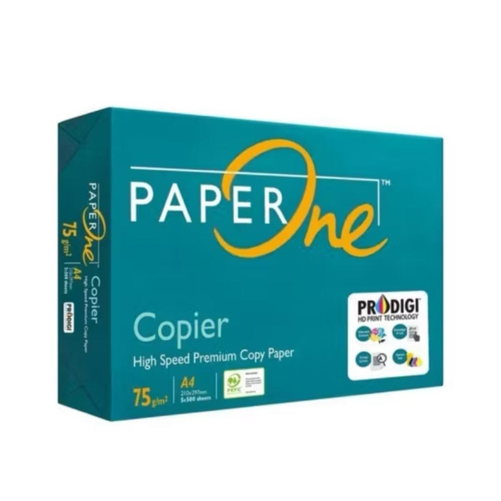 Jual (Packing Dus) Kertas PAPER ONE A4 75 gsm 500 sheets lembar HVS ...