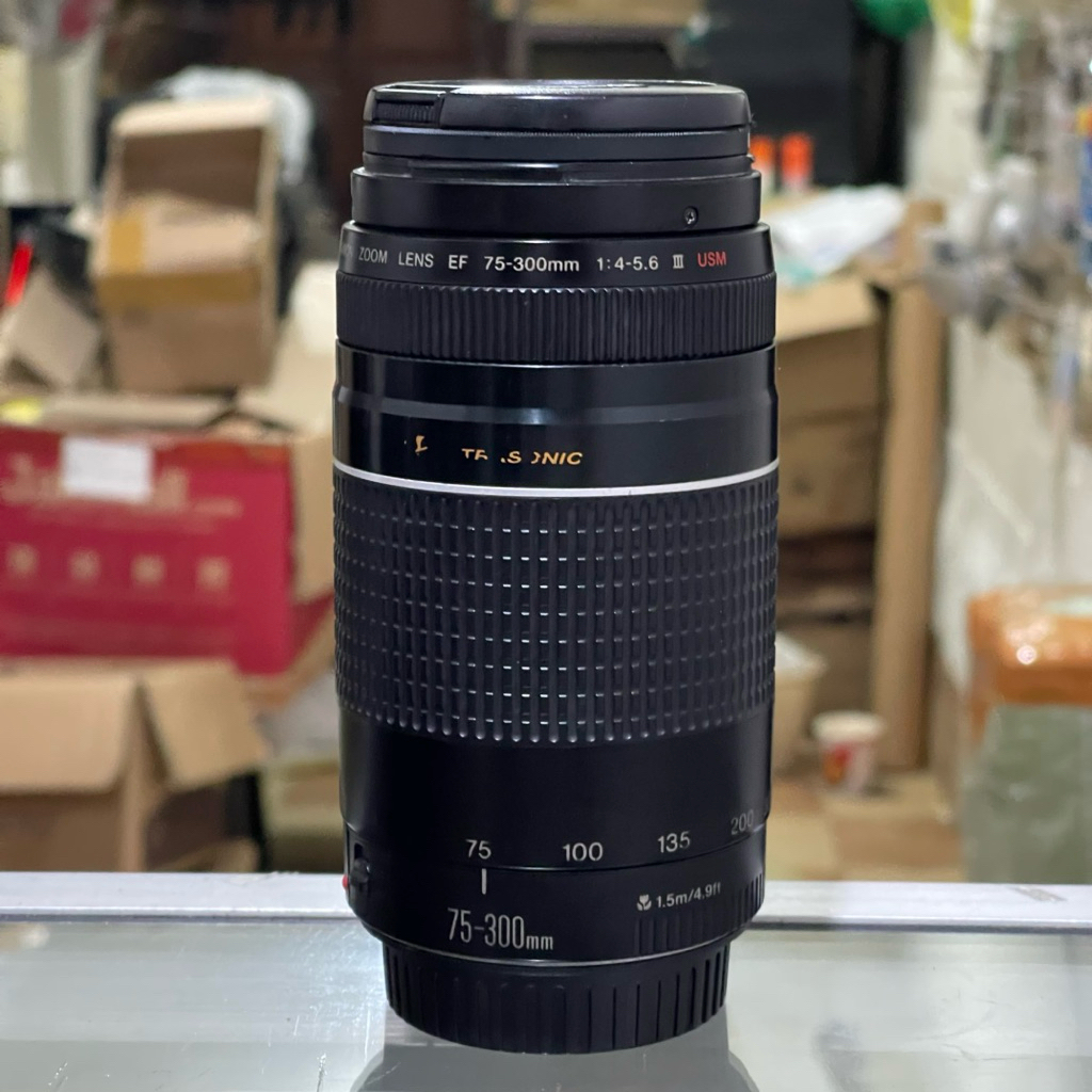 Jual lensa tele canon 75-300mm III | Shopee Indonesia