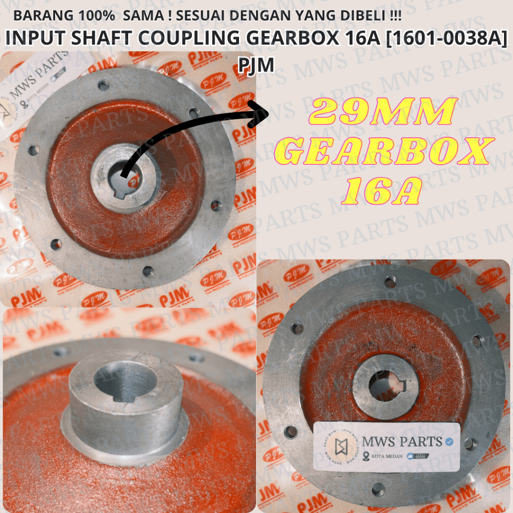 Jual INPUT SHAFT COUPLING GEARBOX 16A 1601-0038A KOPLING BESAR MESIN ...