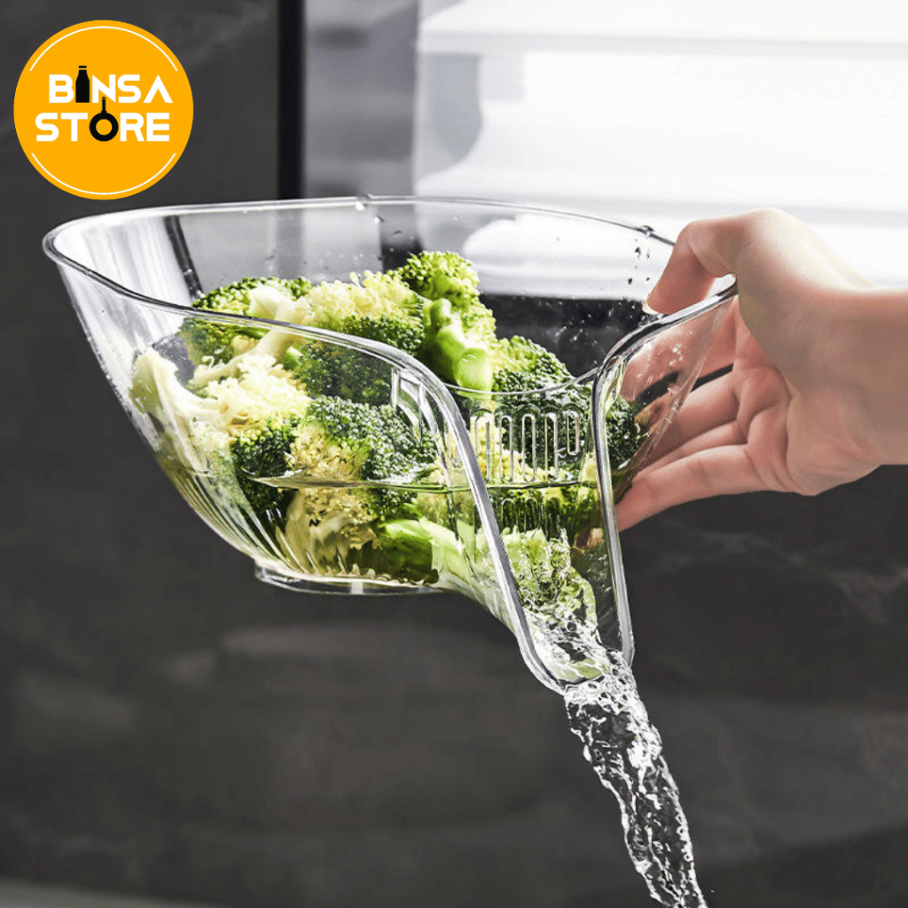 Jual Tirisan Tempat Wadah Tirisan Buah Sayur Saringan Cucian Buah Sayuran BINSA - MC401 | Shopee ...