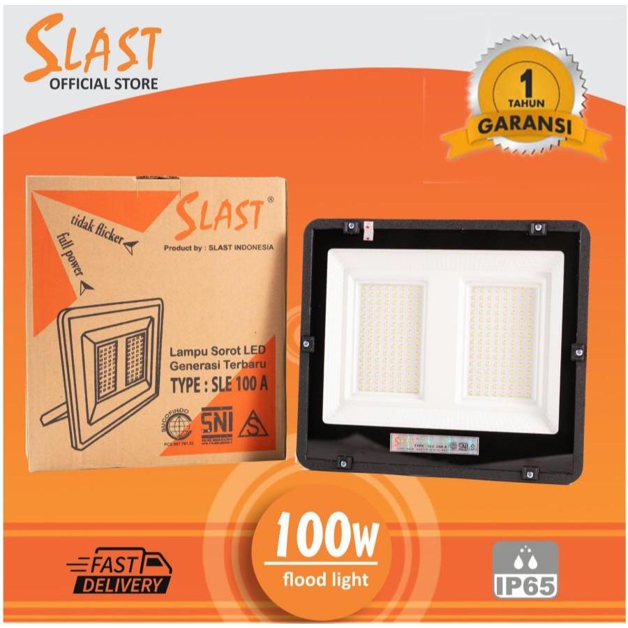 Jual Lampu Sorot LED 100 Watt SLE SLAST 100W - No Flicker - Putih dengan Daya Listrik Hemat ...