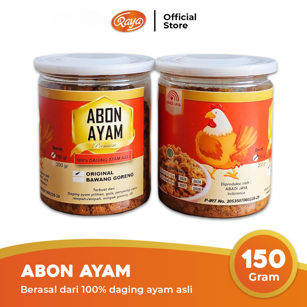 Jual Abon Ayam Premium Original 150 gram - Abon Siap Saji Kualitas ...